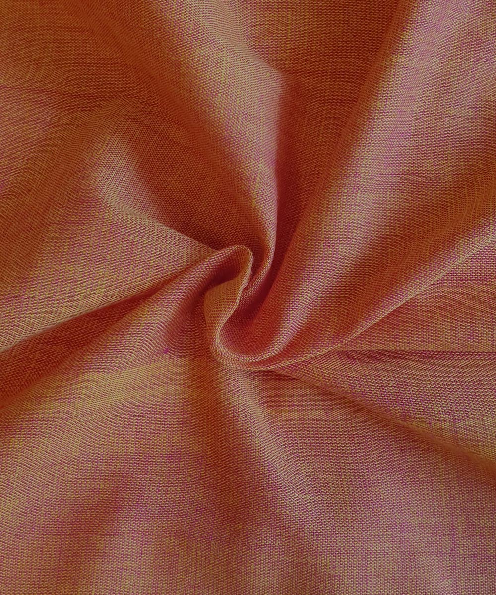 Rust handwoven cotton assam fabric – GoCoop
