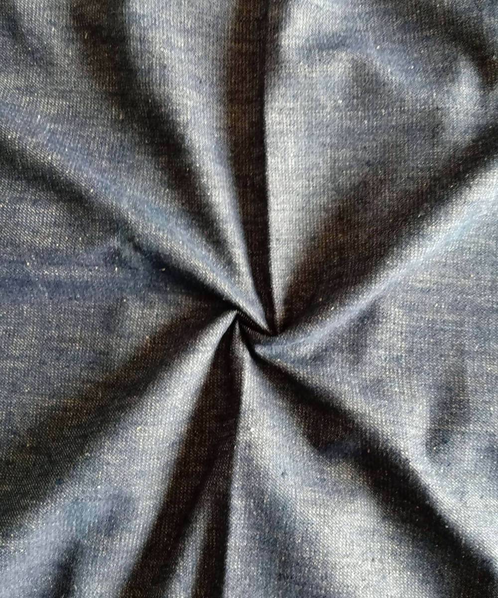 indigo white denim handwoven cotton trouser jacket Thick Material ...